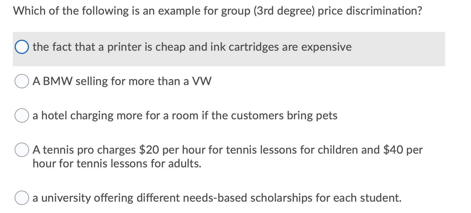 Solved Which of the following is an example for group (3rd | Chegg.com