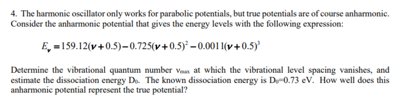 Solved code class="asciimath">Determine the vibrational | Chegg.com