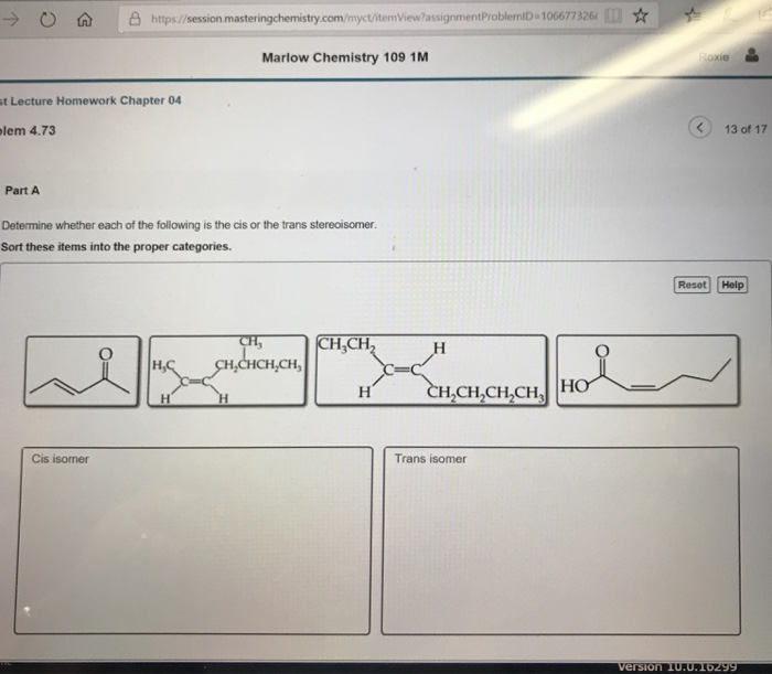 Solved -) O ώ https://session masteri chemistry com myct | Chegg.com