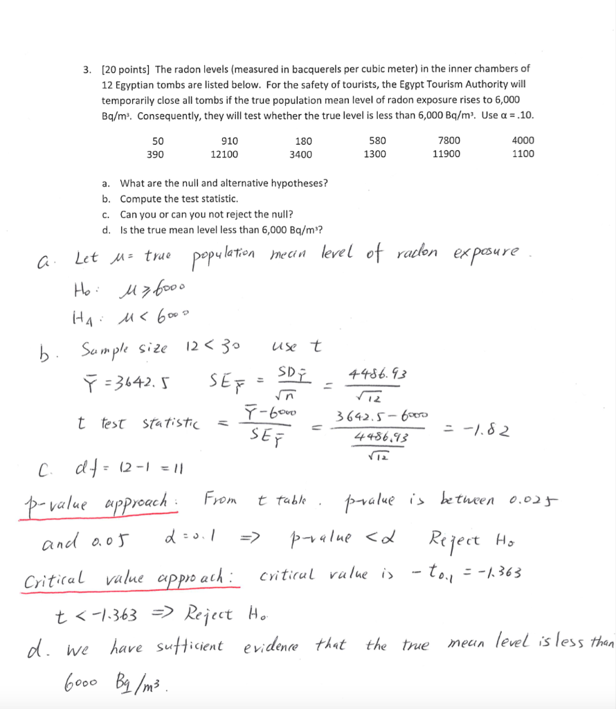 Solved Please explain how they calculated the p-value | Chegg.com