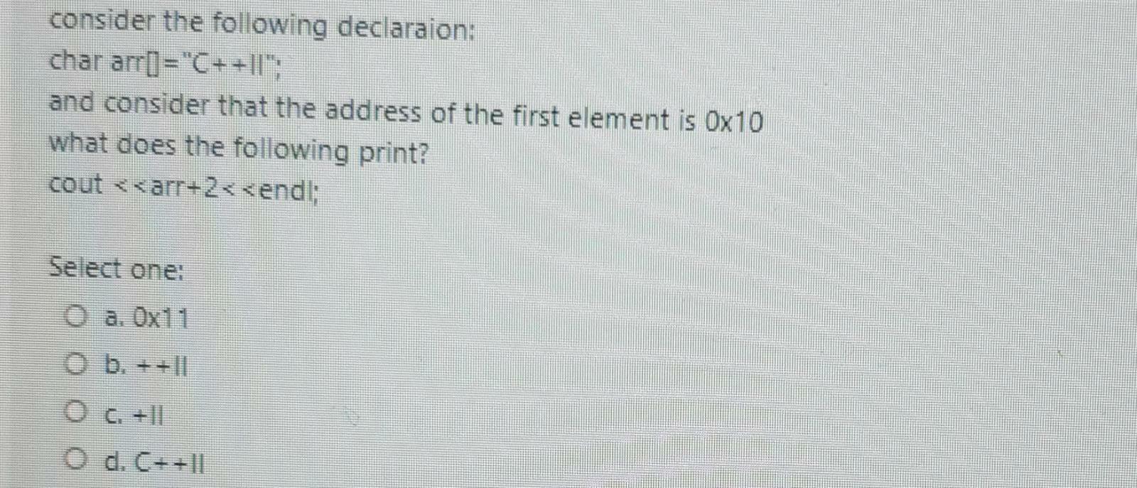 Solved When a compiler encounters a function parameter for a | Chegg.com