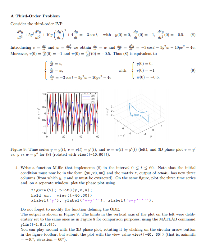 Solved A Third-Order Problem Consider the third-order IVP d | Chegg.com
