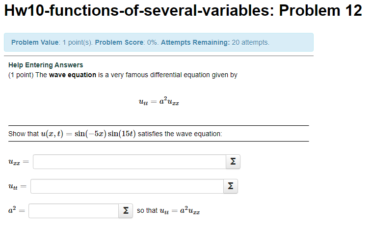 Solved Hw10-functions-of-several-variables: Problem 12 | Chegg.com