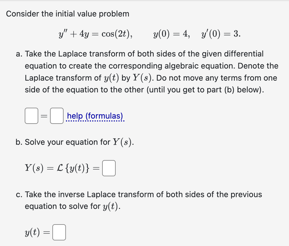 Solved Consider the initial value | Chegg.com