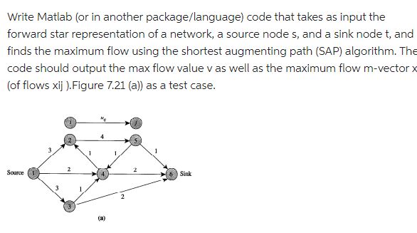 Write Matlab (or in another package/language) code | Chegg.com