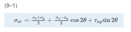 Solved 2) If the given 2D element representing the state of | Chegg.com