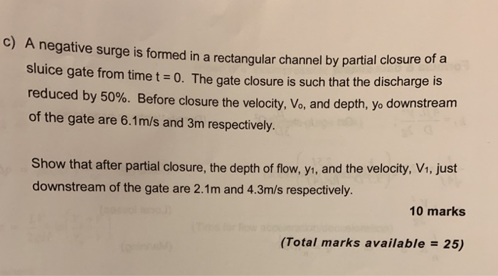 Solved Question 5 a) Briefly explain a negative surge and | Chegg.com