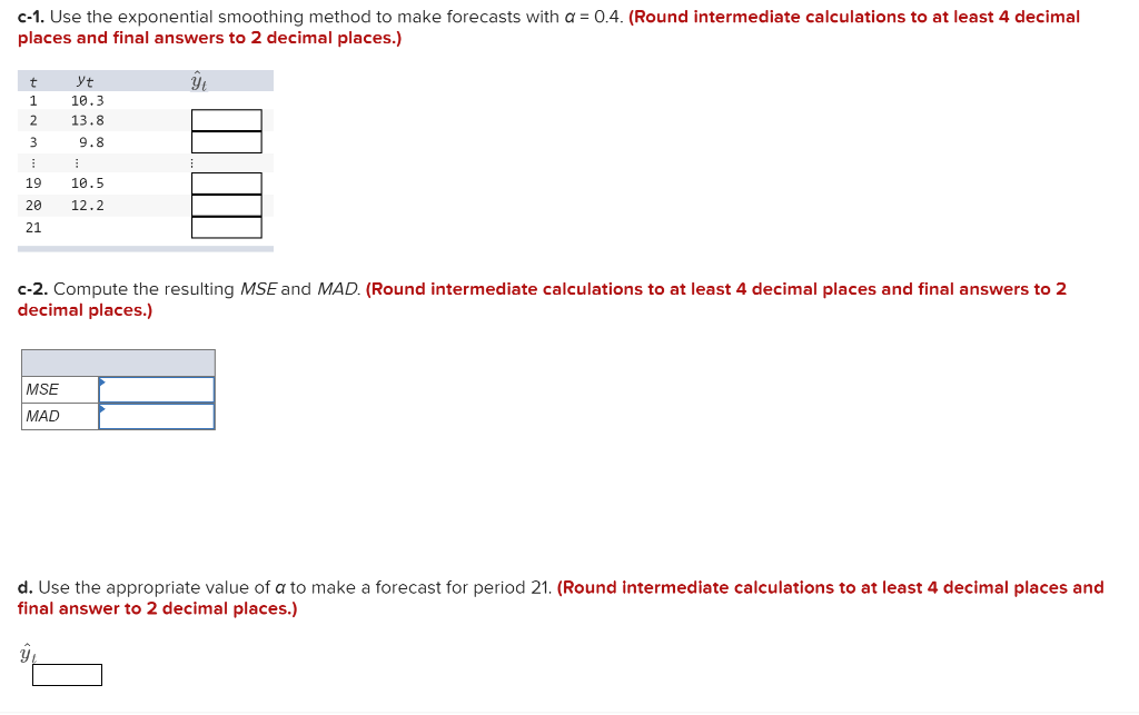 Solved Exercise 18-3 Algo The accompanying data file | Chegg.com