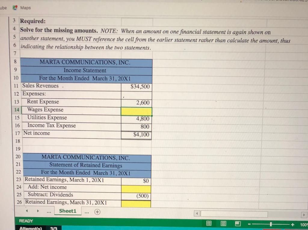 Solved 3 Required: 4 Solve for the missing amounts. NOTE: | Chegg.com