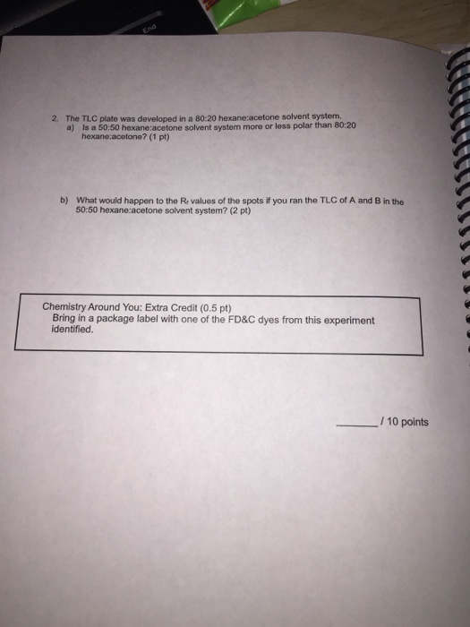 Solved Name Date PRELAB Experiment 3: Separation of Mixtures | Chegg.com
