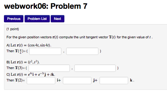 Solved webwork06: Problem7 Previous Problem List Next (1 | Chegg.com