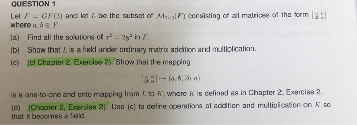 Solved Exercise 2 Let K be the set of the following | Chegg.com Solved Exercise 2 Let K be the set of the following | Chegg.com