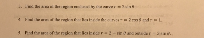 Solved 3, Find the area of the region enclosed by the curve | Chegg.com