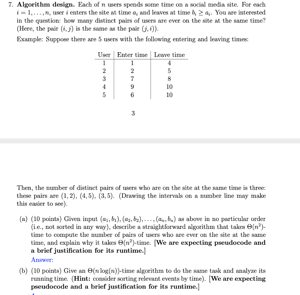 Algorithm Design Exercise Solutions - Design Talk