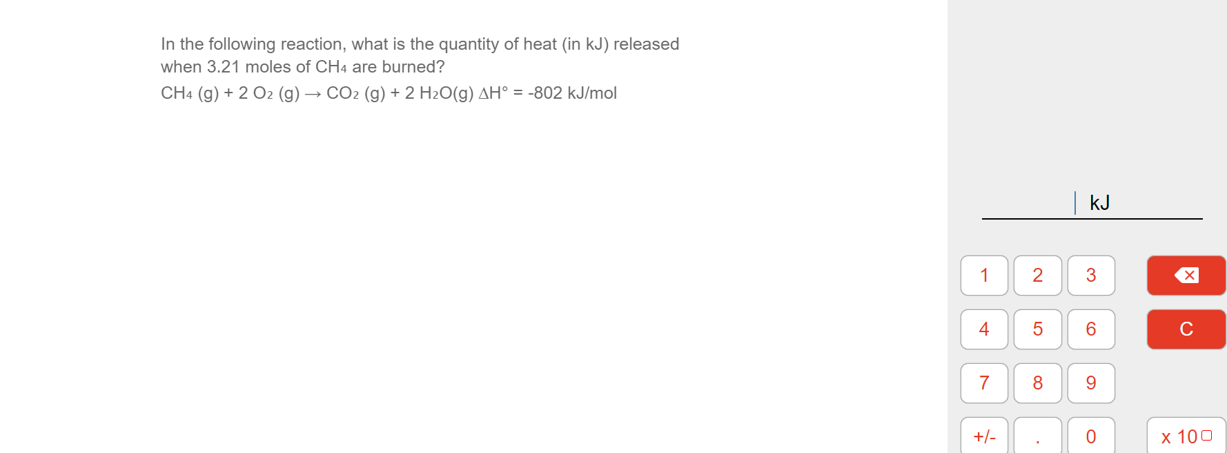 Solved In the following reaction, what is the quantity of | Chegg.com