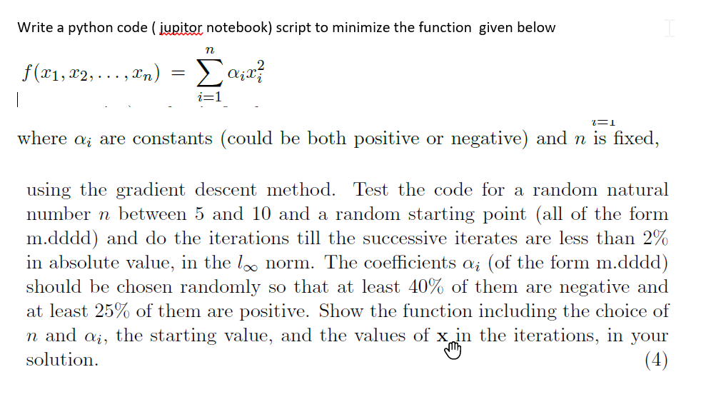 Solved Write A Python Code Jupitor Notebook Script To 3265