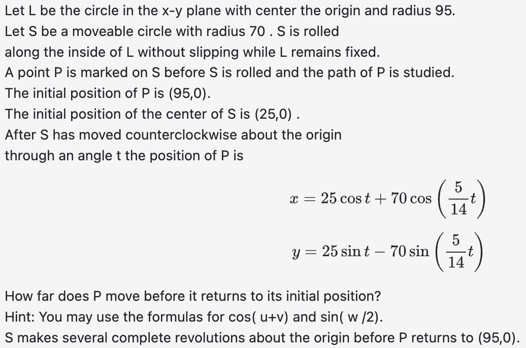 Solved Let L be the circle in the x−y plane with center the | Chegg.com