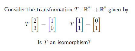 Solved Consider the transformation T:R2 + R2 given by r-r | Chegg.com