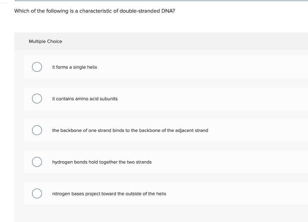 Solved Which of the following is a characteristic of | Chegg.com