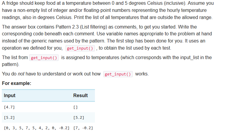 Solved A fridge should keep food at a temperature between 0 | Chegg.com