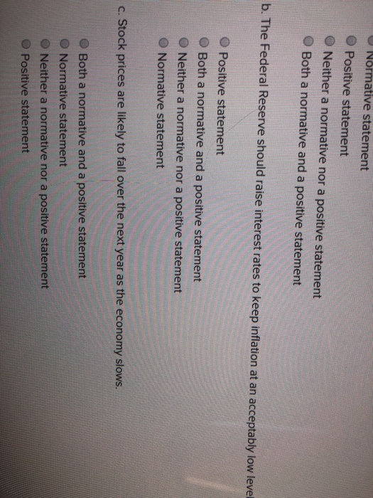 Solved 16 For each of the following statements, indicate | Chegg.com