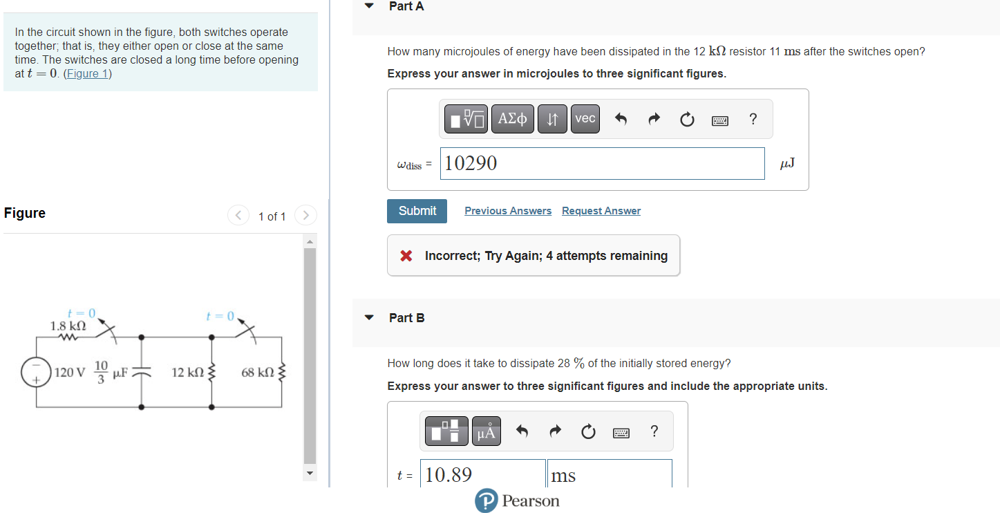 Solved In the circuit shown in the figure, both switches | Chegg.com