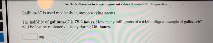 Solved Use the References to access important values if | Chegg.com