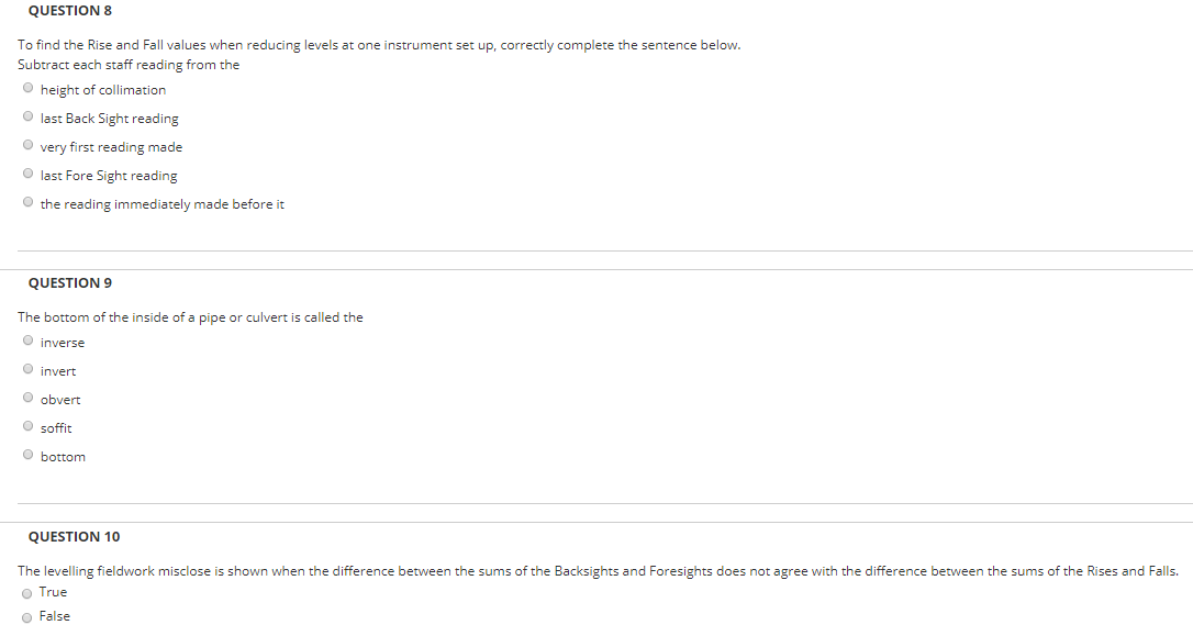 Solved QUESTION 8 To find the Rise and Fall values when | Chegg.com