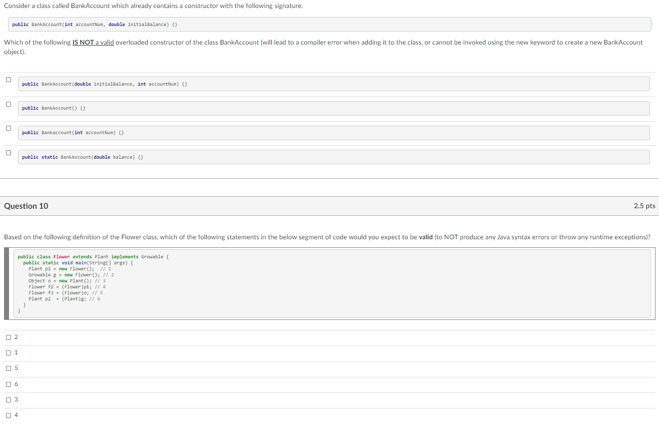 Solved Consider a class called BankAccount which already | Chegg.com