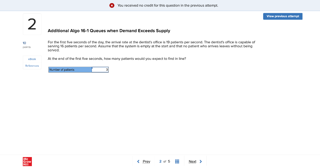 Solved * You received no credit for this question in the | Chegg.com