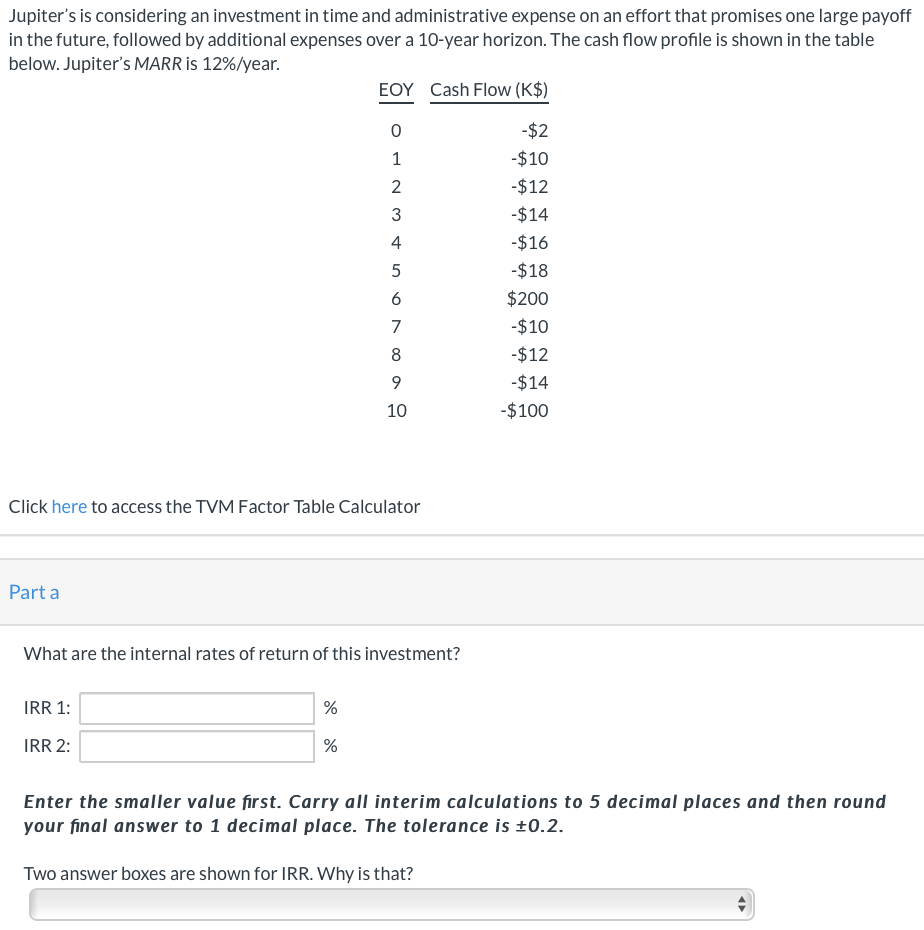 Solved Two answer haves are shown for IRP Why is that? Two | Chegg.com