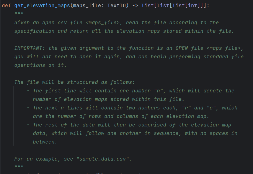 Solved This is what a sample map may look like but not | Chegg.com