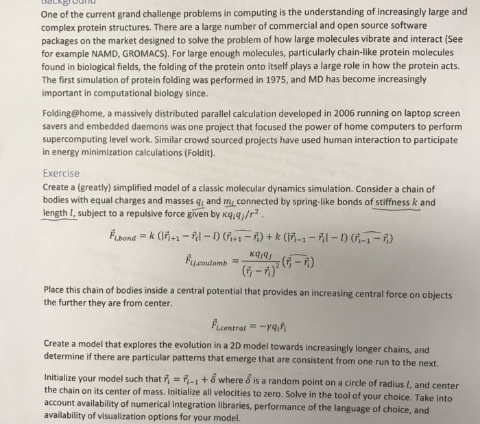 Solved One of the current grand challenge problems in | Chegg.com