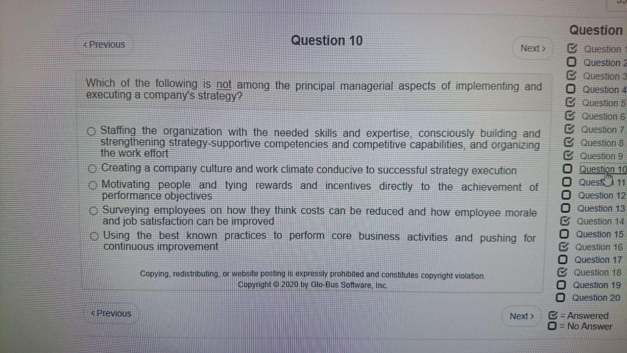 Solved Which of the following | Chegg.com