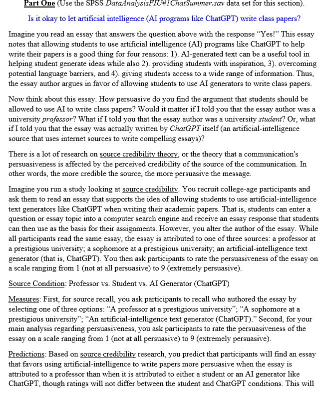 Solved Is it okay to let artificial intelligence (AI | Chegg.com