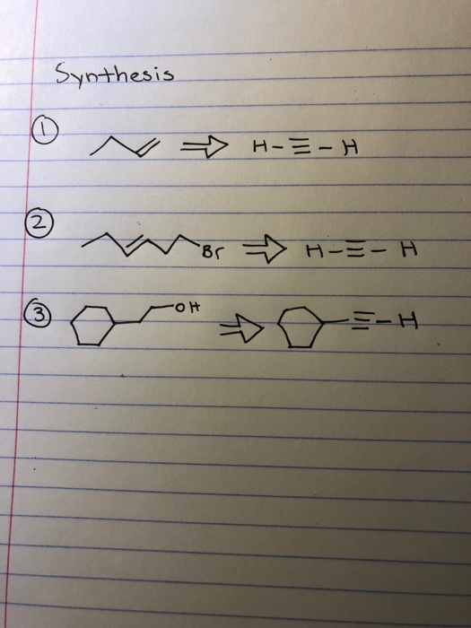 Solved Need help with some synthesis/retrosynthesis | Chegg.com
