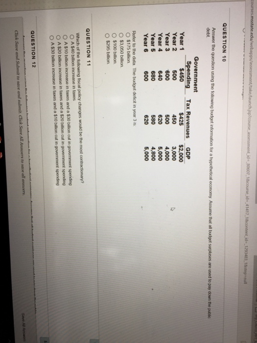 Solved pps/assess QUESTION 10 Answer the question using the | Chegg.com