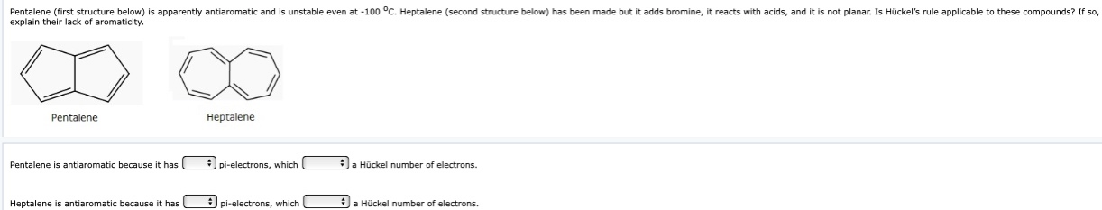 Solved Pentalene (first structure below) is apparently | Chegg.com