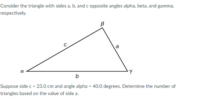 Solved find the height of given triangle, how many triangles | Chegg.com