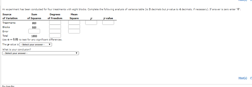 Solved \begin{tabular}{lccccc|} Source of Variation & | Chegg.com