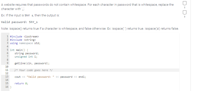 Solved A website requires that passwords do not contain | Chegg.com