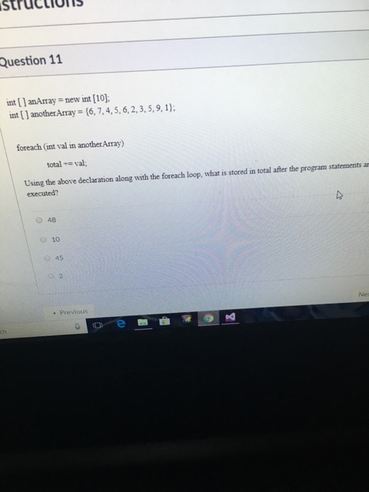 Solved int [1 anArray new int [10)] int [] anotherArray (6, | Chegg.com
