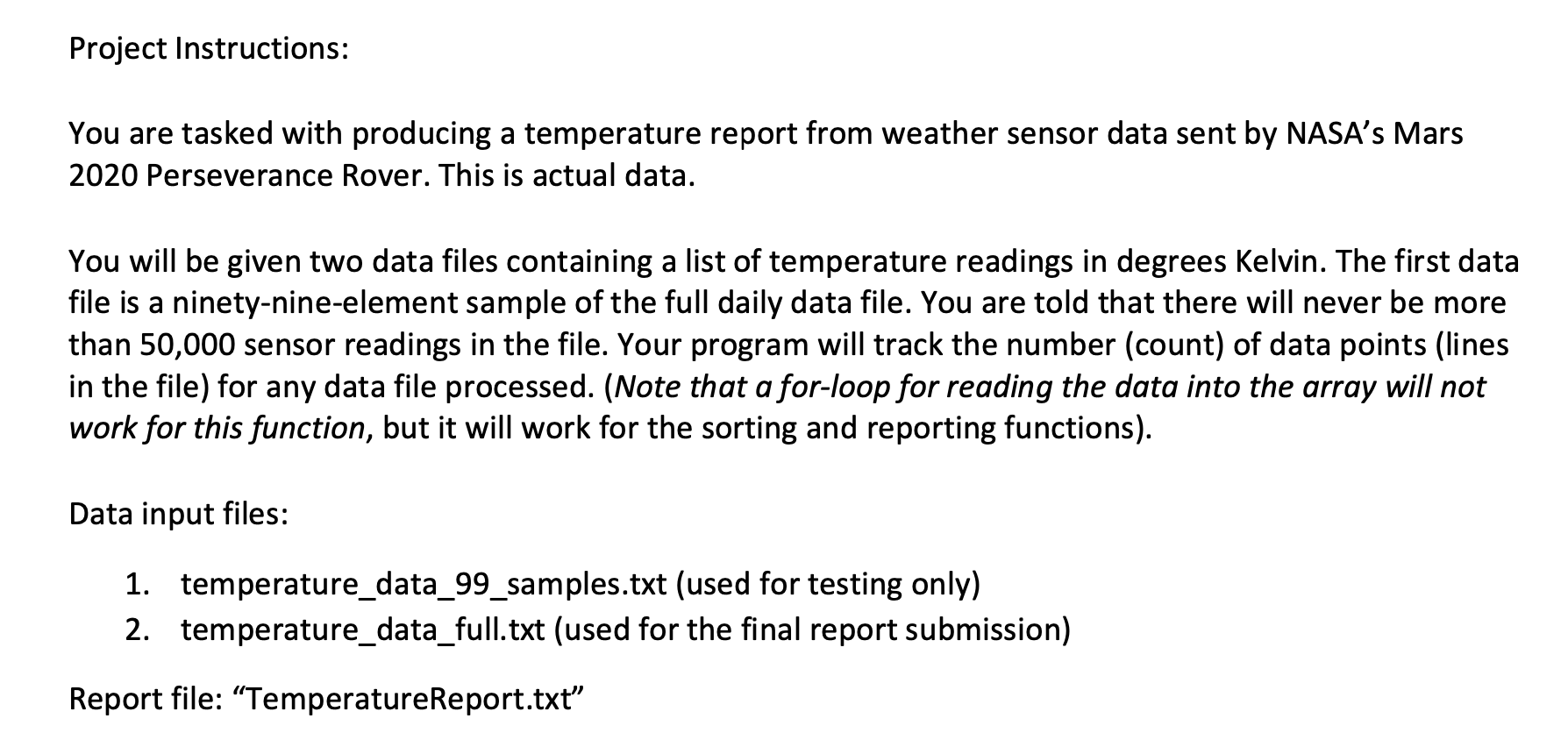 Project Instructions: You are tasked with producing a | Chegg.com