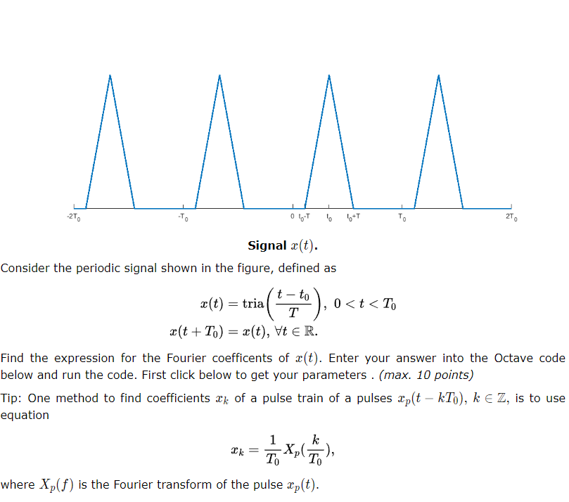 Solved Signal x(t). Consider the periodic signal shown in | Chegg.com