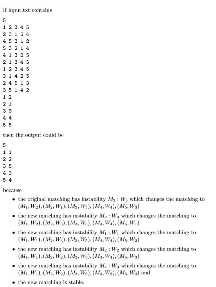 Solved Overview: Your program will be given an instance of | Chegg.com