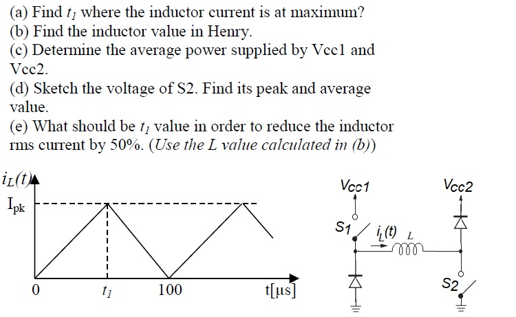 Solved In the circuit, Vcc1 is 75V and Vcc2 is 107V. The | Chegg.com