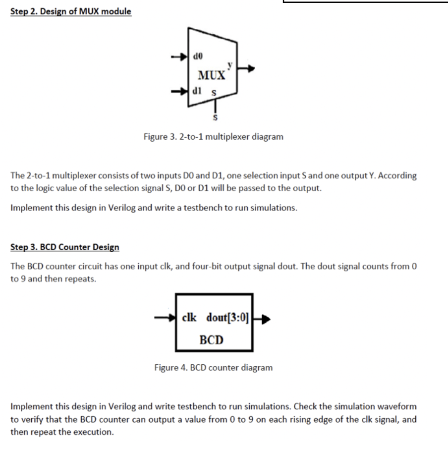 Solved Part 3: Two-Speed BCD Counter The binary coded | Chegg.com