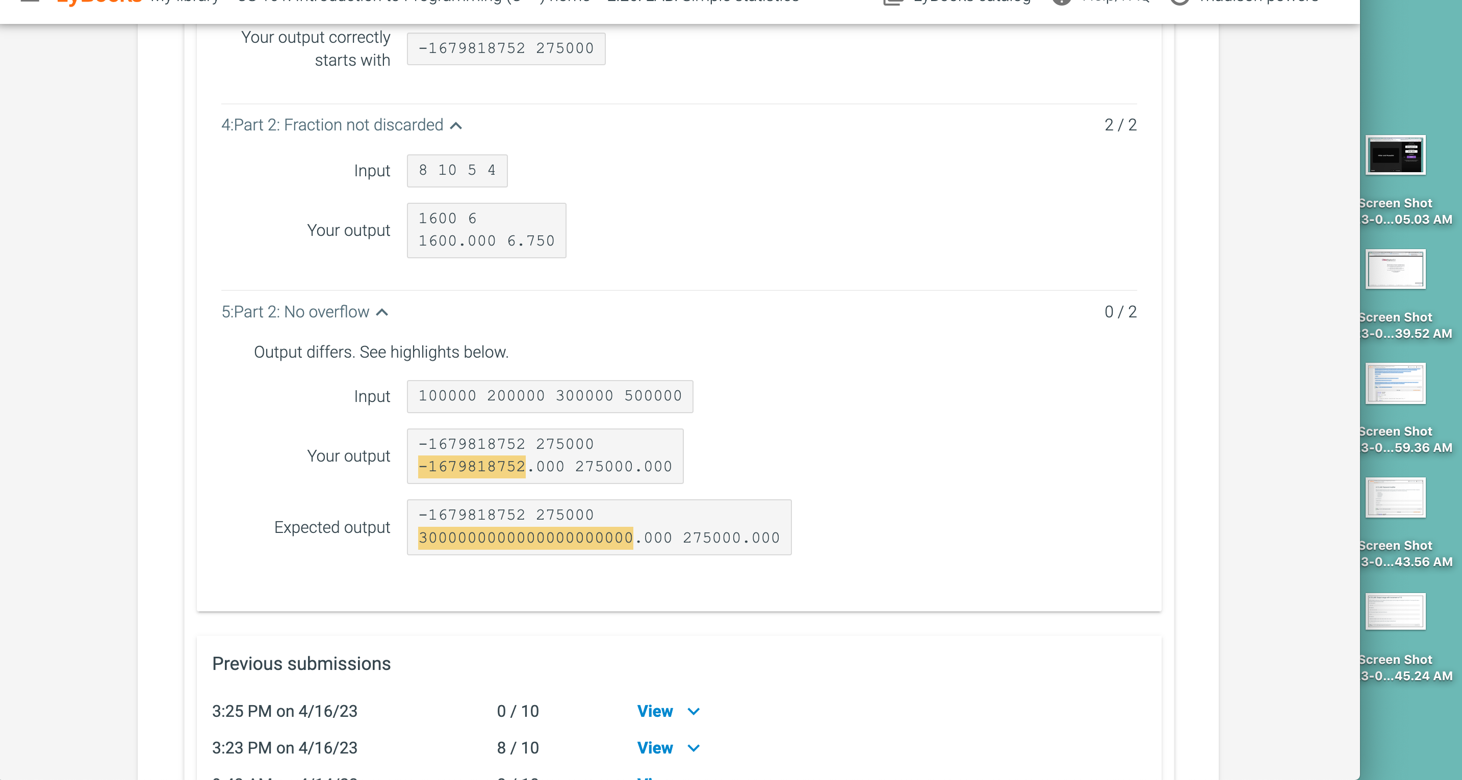 Solved Given 4 integers, output their product and their | Chegg.com