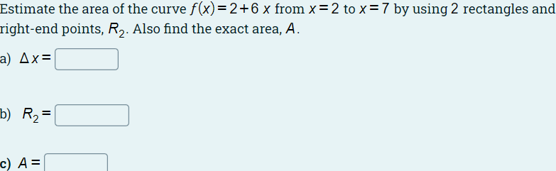 Solved For the function f(x)= 7 *°, R3 is an overestimate of | Chegg.com