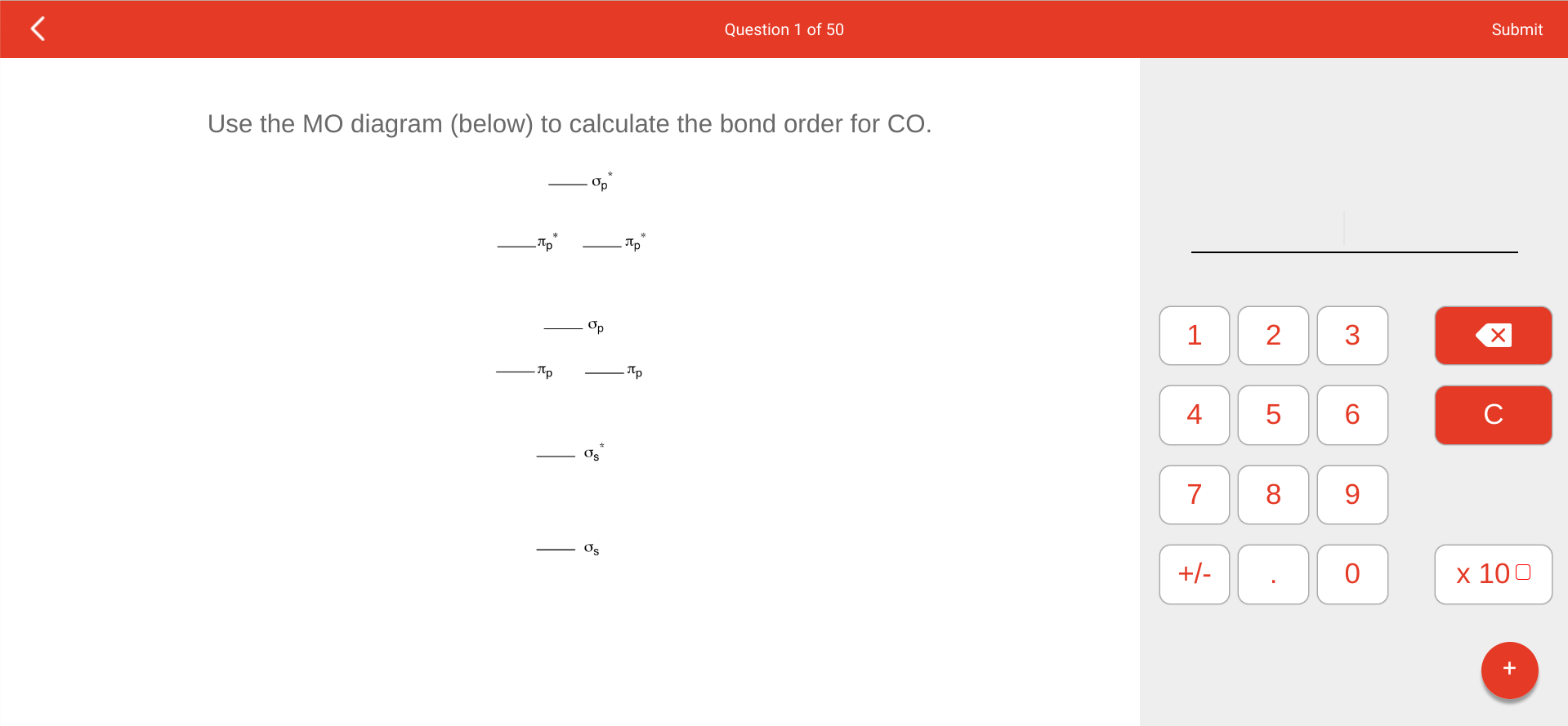 Solved Use the MO diagram (below) to calculate the bond | Chegg.com